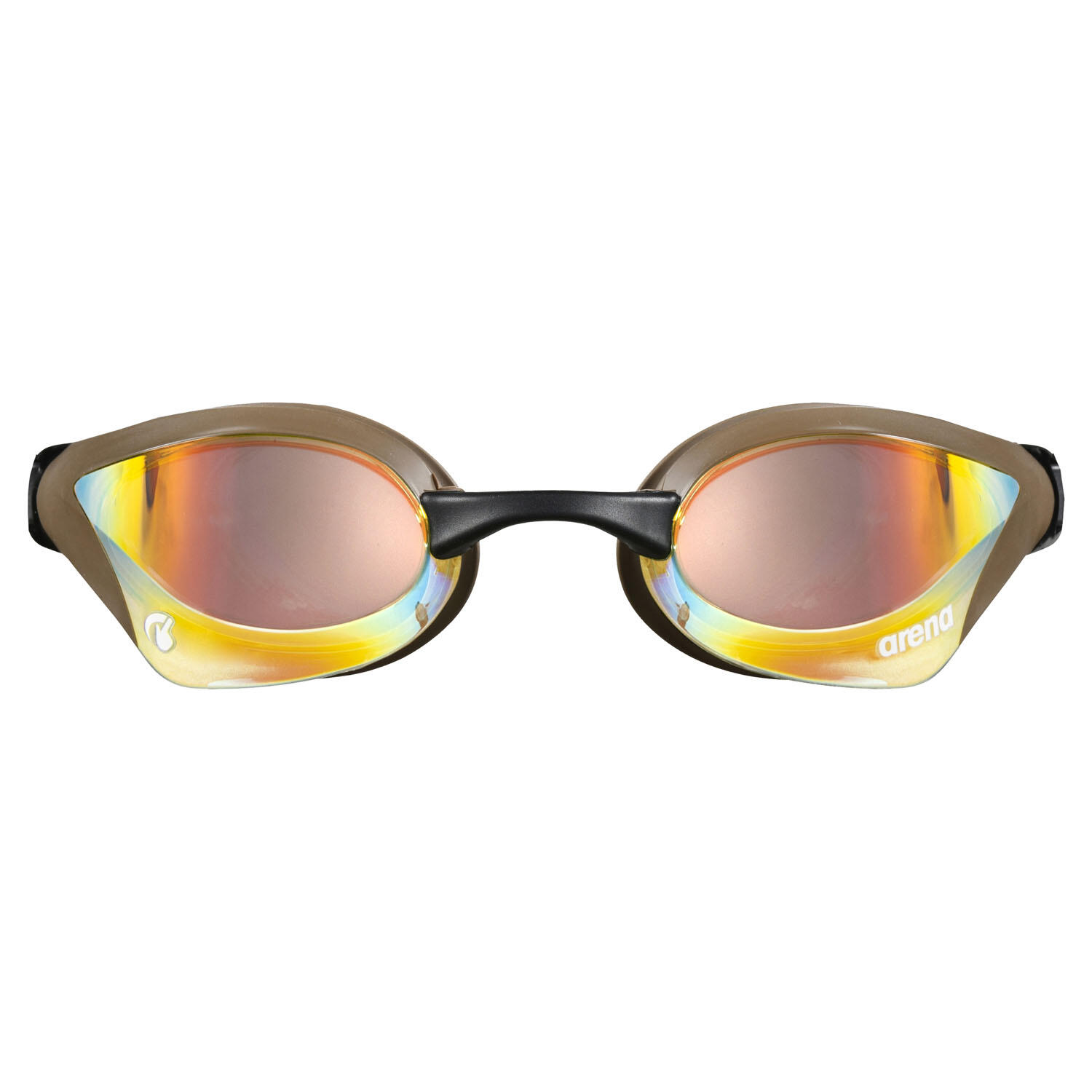 Arena Cobra Core Swipe Mirrored Goggle - Yellow/Copper/Choco ARENA ...