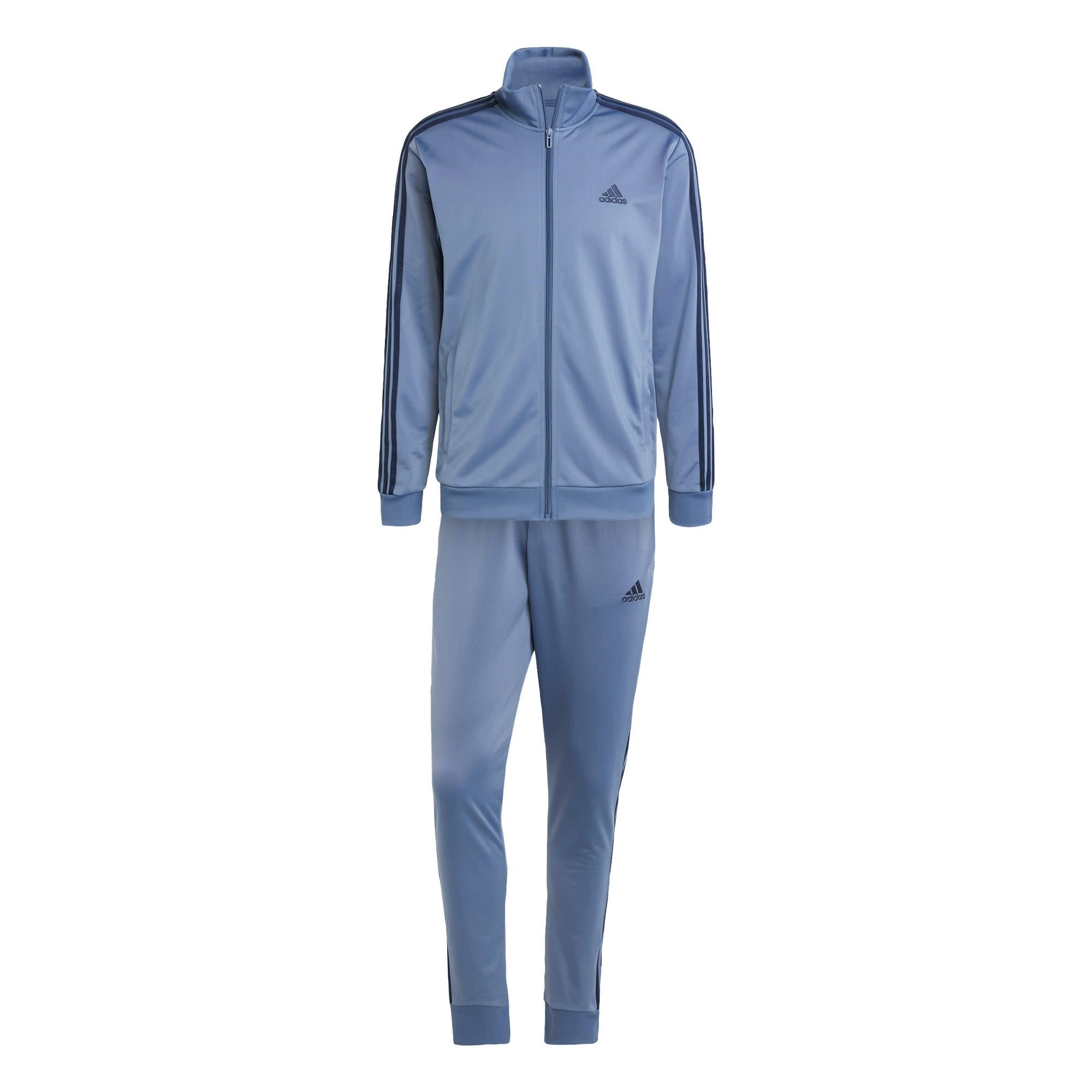 Basic 3 Stripes Tricot Track Suit Adidas Decathlon