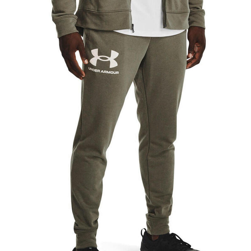 Jogging Kaki Homme Under Armour Rival Terry UNDER ARMOUR | Decathlon