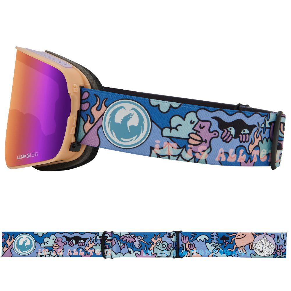NFX2 Unisex Skibril - Kimmy Fasani Sig 2024/LL Purple Ionized & LL ...