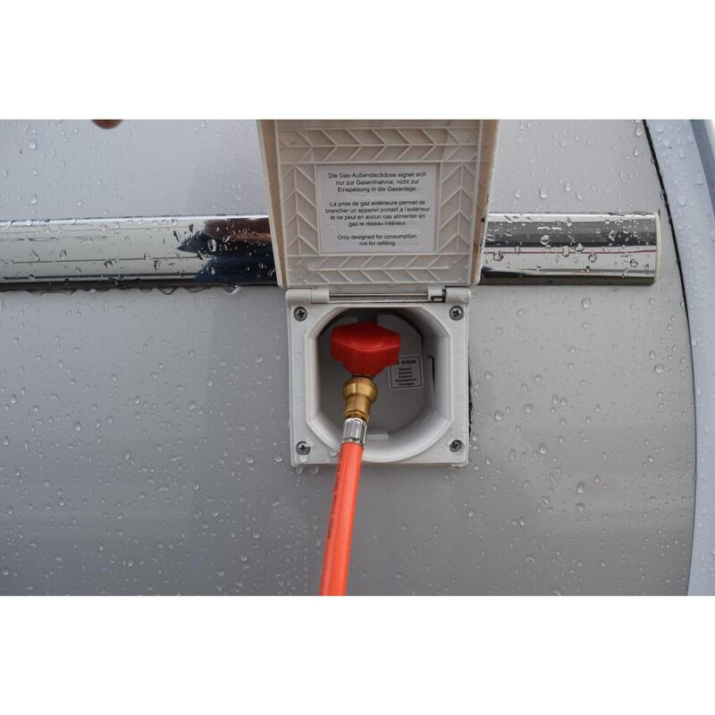 Tuyau de gaz CADAC pour prise extérieure - 5m - Métal -Plastique CADAC ...