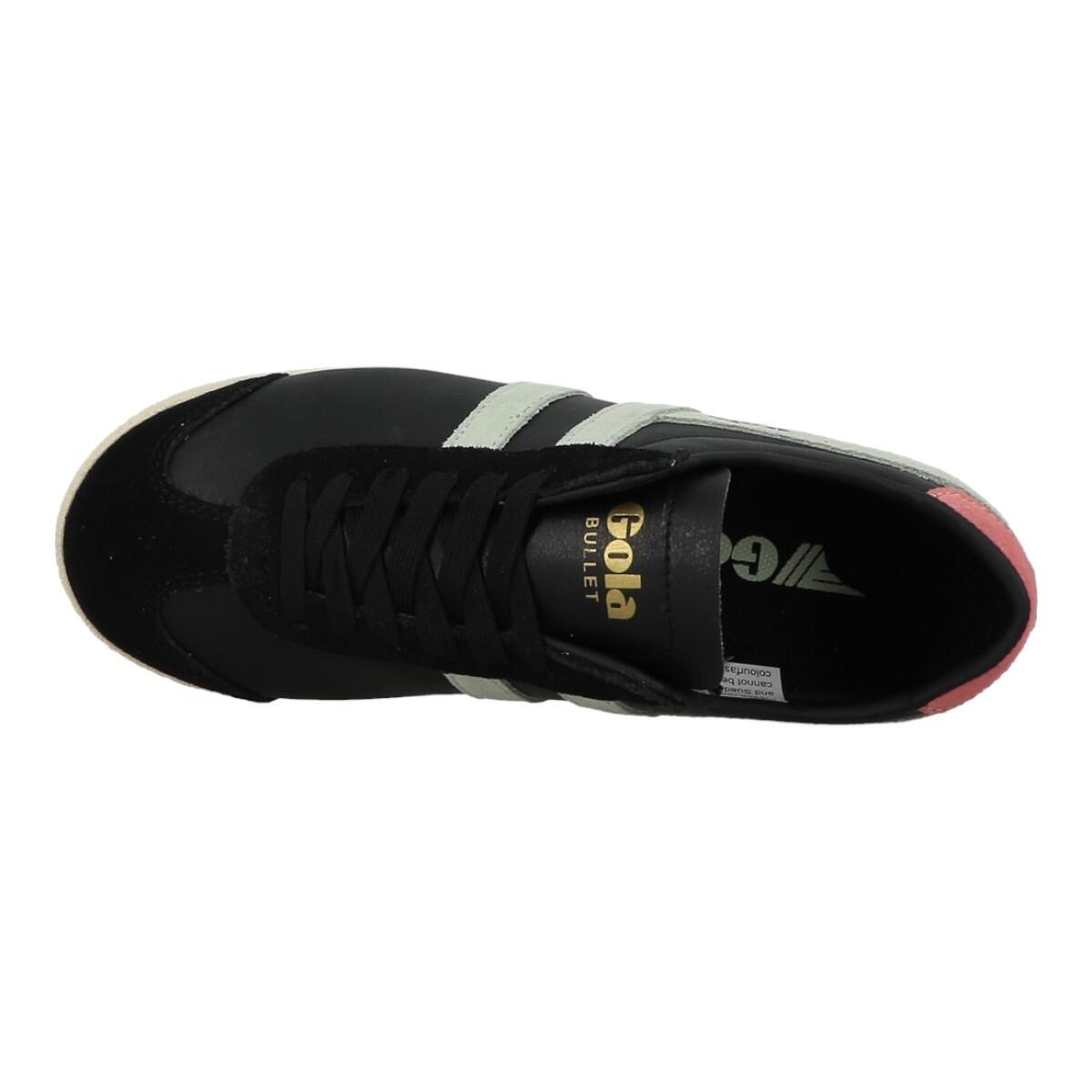 Femme BULLET PURE Gola BN-PURE BLACK/MATCHA/CORA CLA366 Noir Gola GOLA ...