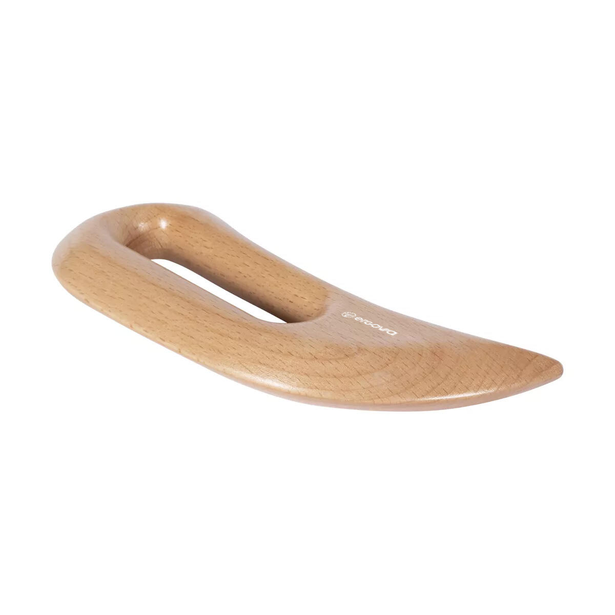 Ergovia Wooden Gua Sha Massage Tool – Ergonomic Smooth-Edge Massager ...