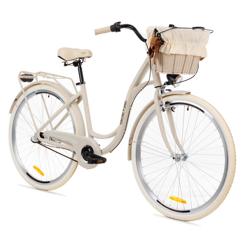 Rower miejski damski GOETZE Style 28" Alu NewLine 3B kosz GOETZE ...