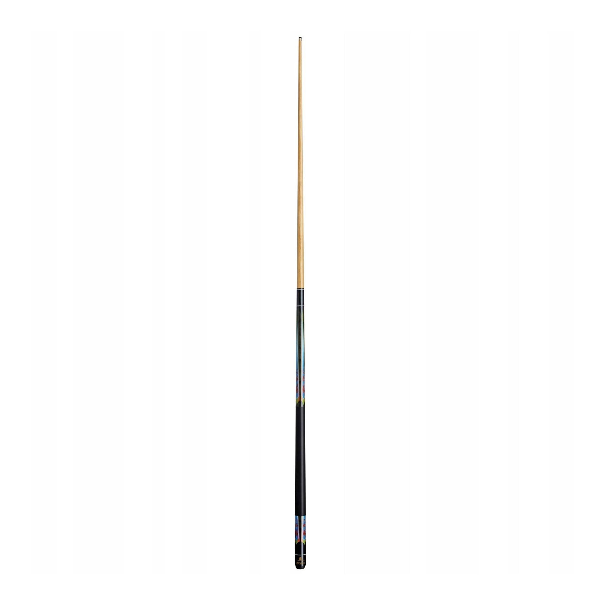 Psychedelic Two Piece Pool Cue (Wood/Black) POWERGLIDE | Decathlon