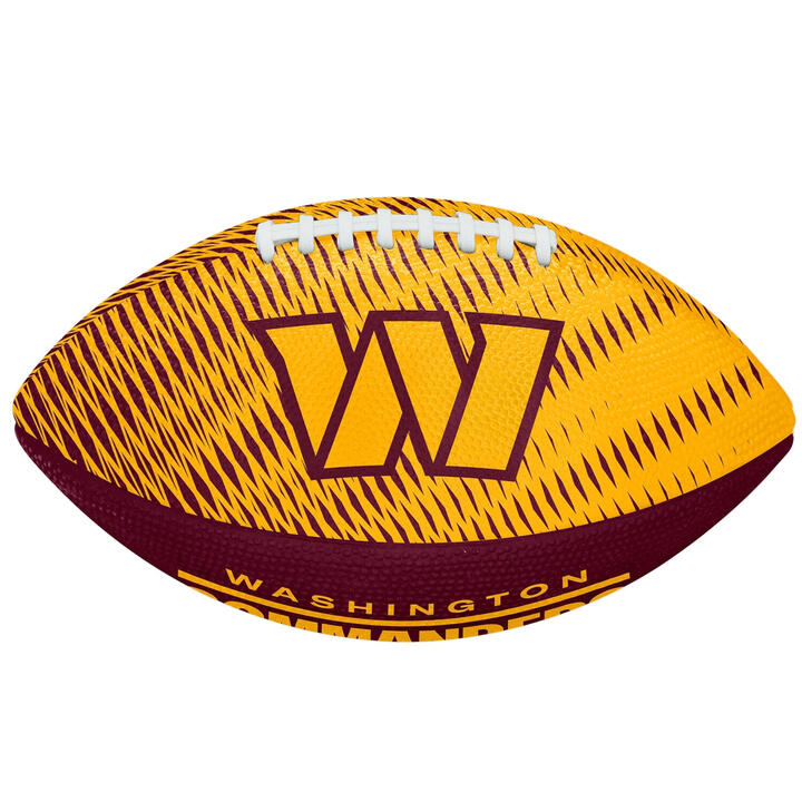 American football ball NFL Team Tailgate Washington Commanders Jr Ball ...