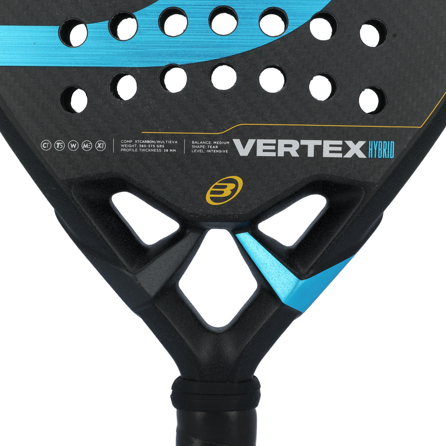 Bullpadel Vertex 02 X Hybrid Carbon BULLPADEL | Decathlon