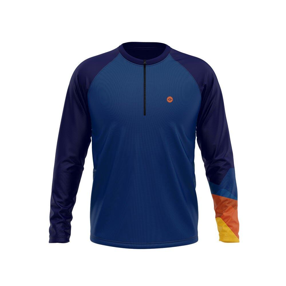 Mens Hills Windproof MTB Outdoor Jersey FAT LAD AT THE BACK Decathlon