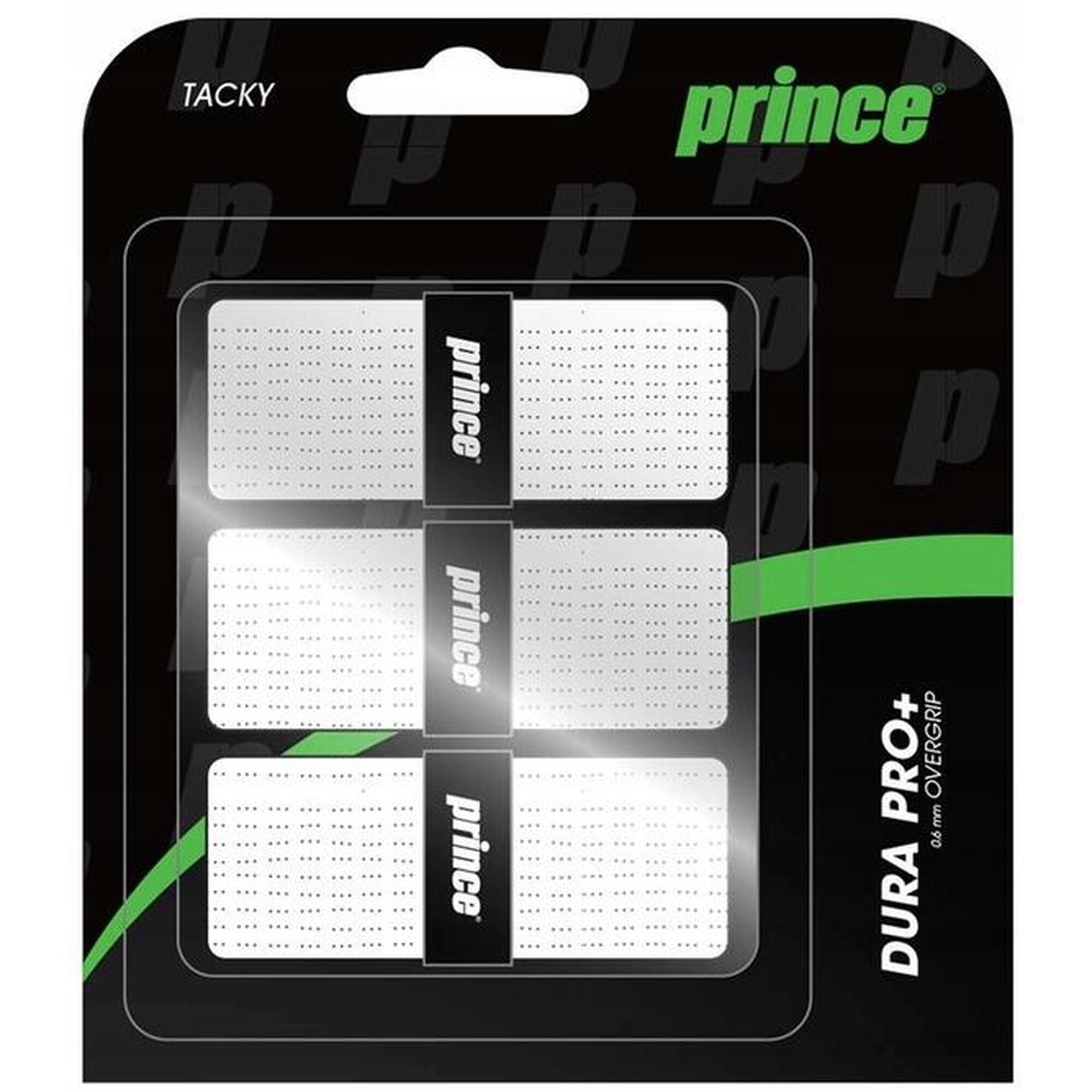 Blister 3 Overgrips Prince Durapro Blancs PRINCE | Decathlon