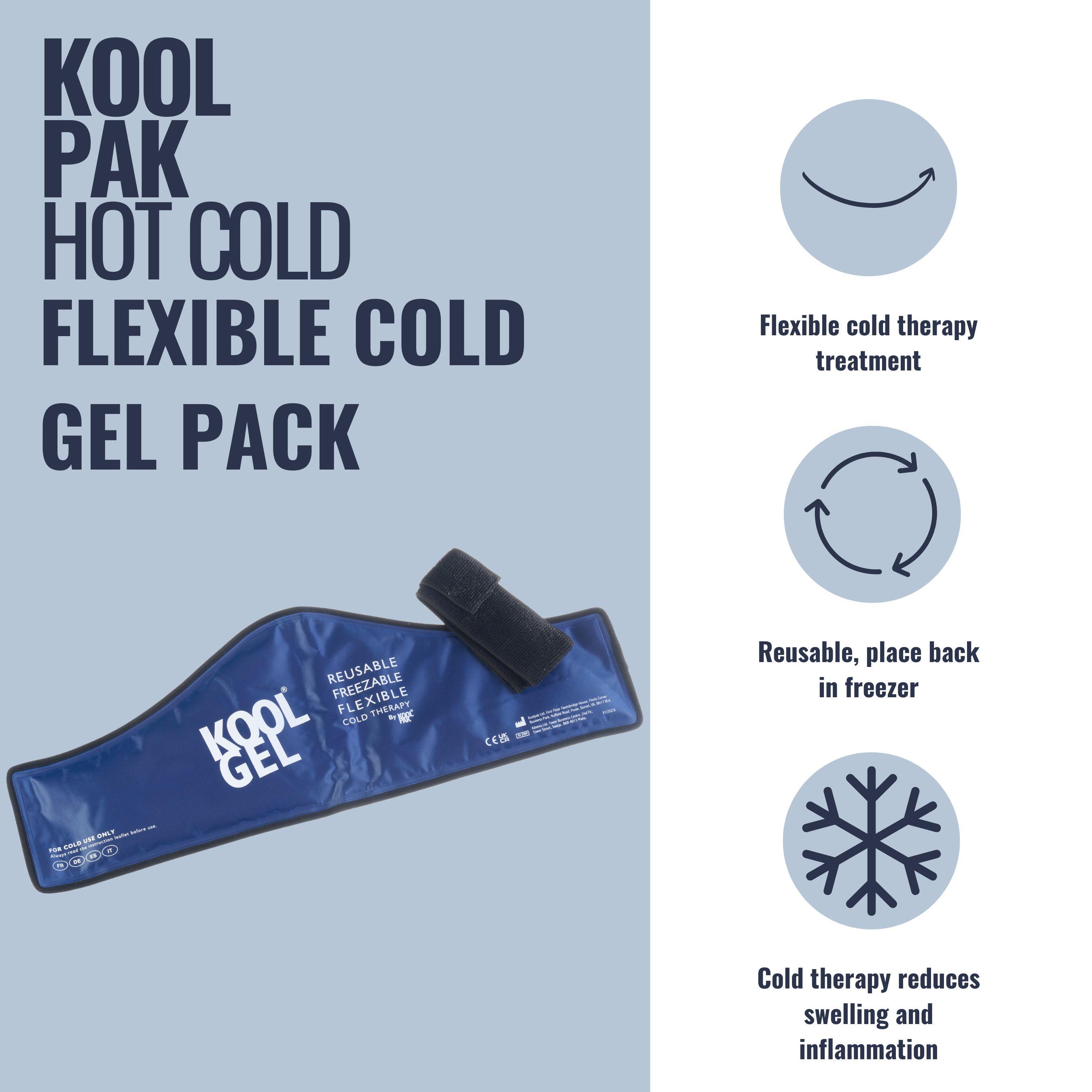 Koolpak Flexible Neck Cold Gel Pack - 20 x 60cm - 1 Pack KOOLPAK ...