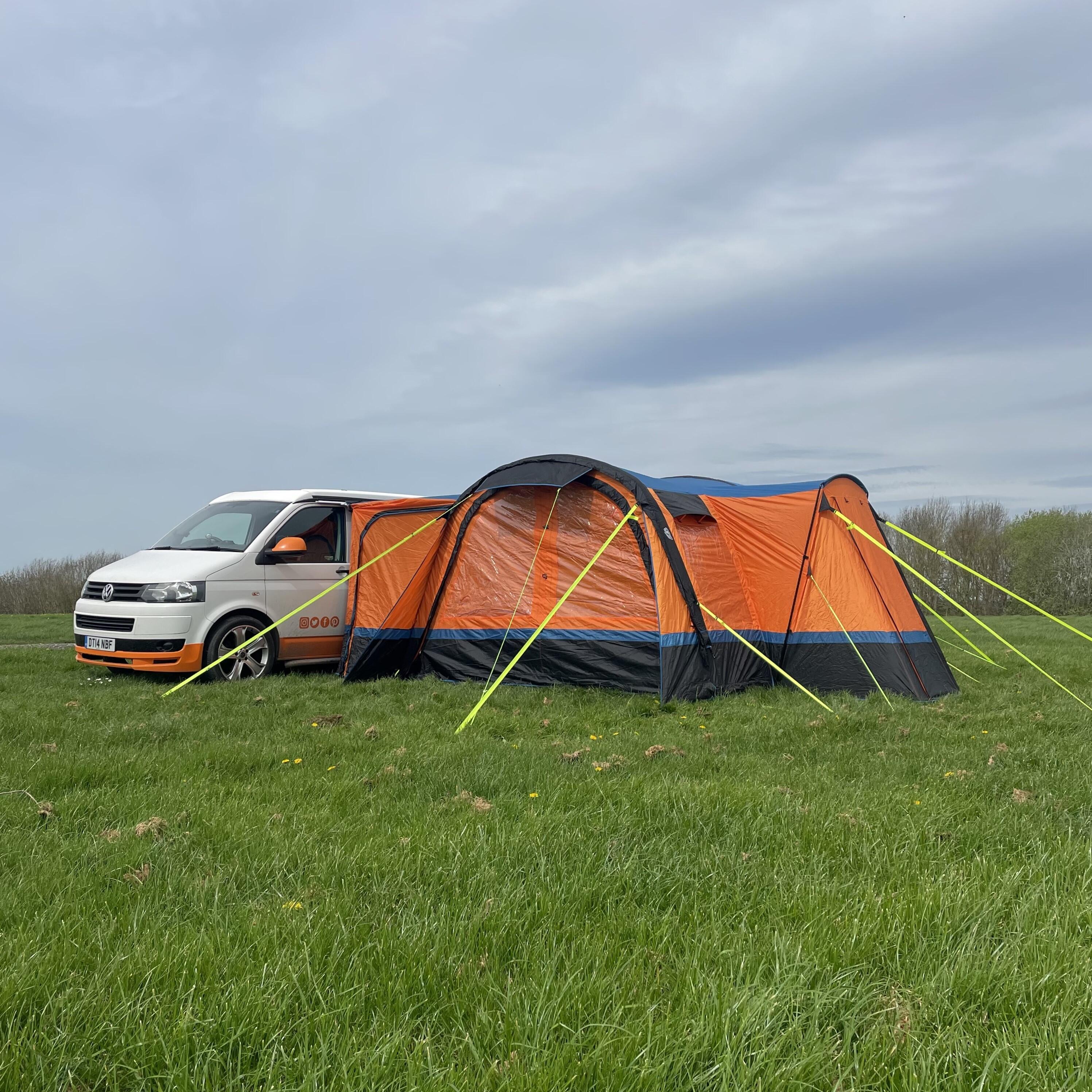 OLPRO Cocoon Breeze V2 Campervan Awning (Orange/Grey) OLPRO | Decathlon