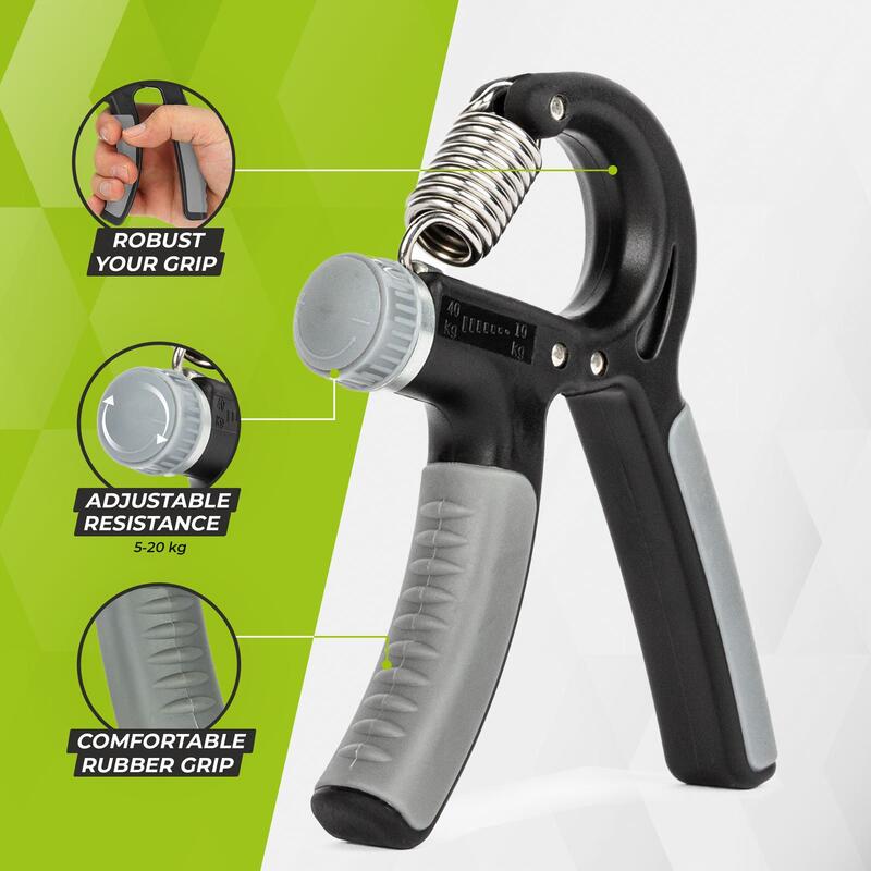 Handtrainer - Verstellbar 10-40kg VIRTUFIT - DECATHLON