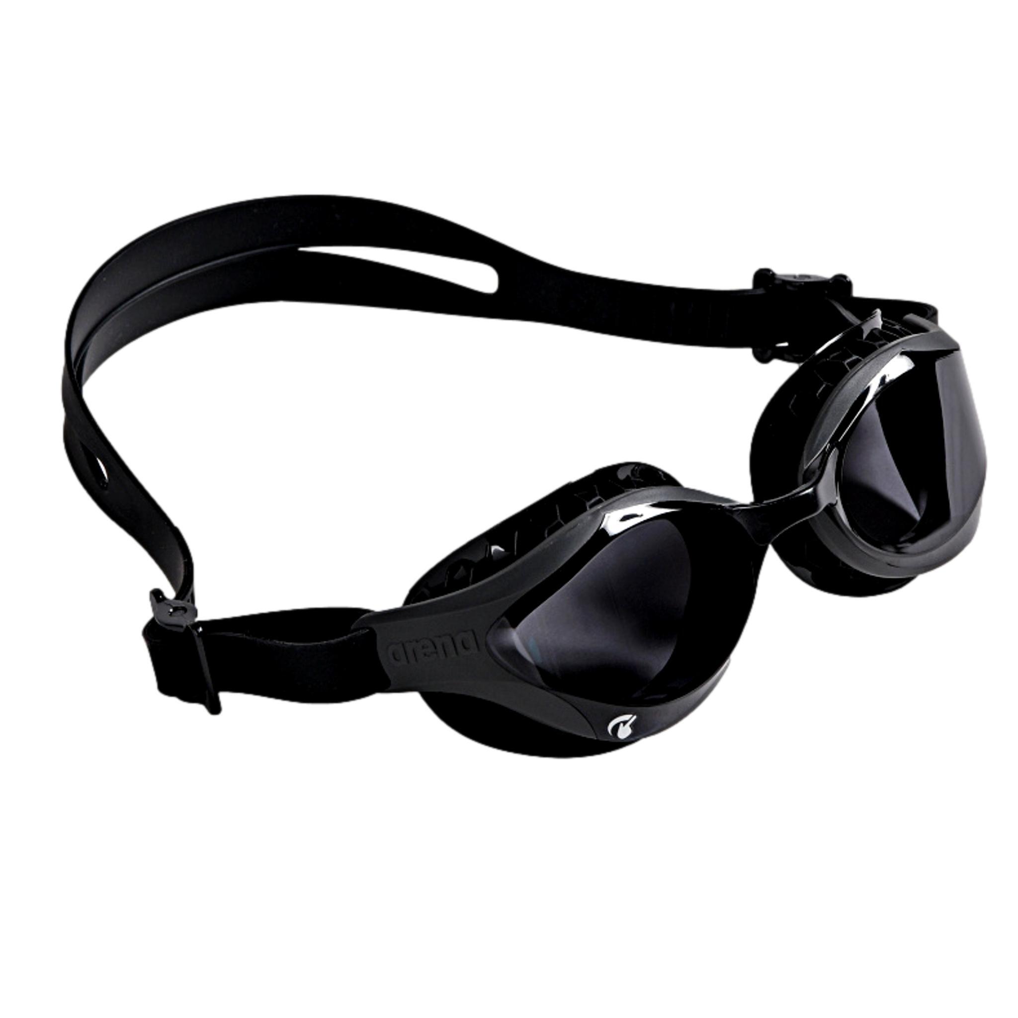 Arena Airbold Swipe Goggles - SMOKE-SMOKE-BLACK ARENA | Decathlon