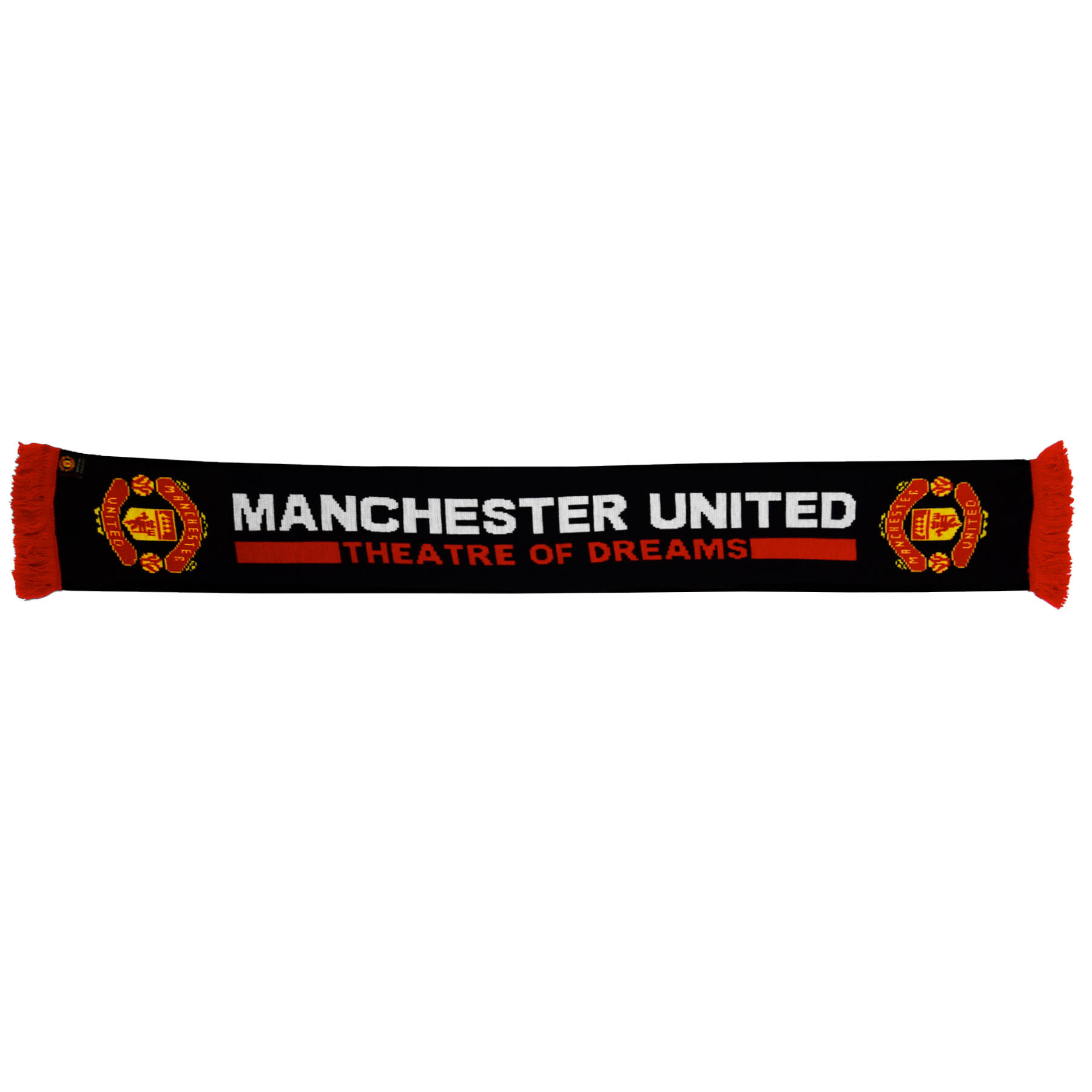 Manchester United FC Scarf Knitted Jacquard Mens Kids Official Football ...