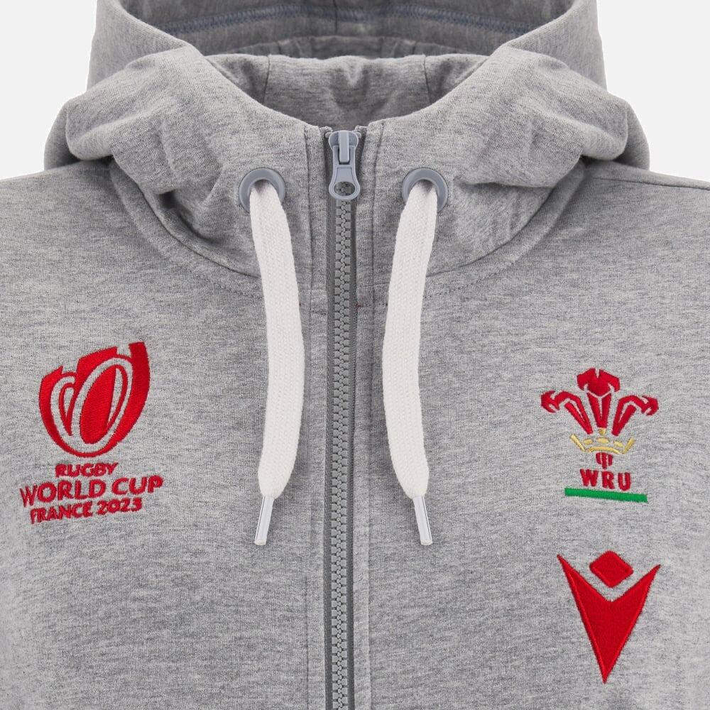 WRU RWC 2023 Full Zip Womens Hoodie MACRON | Decathlon