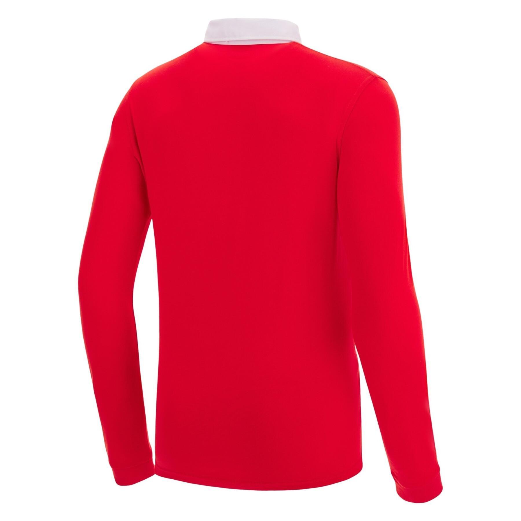 WRU RWC 2023 Long Sleeve Cotton Adults Rugby Shirt MACRON | Decathlon