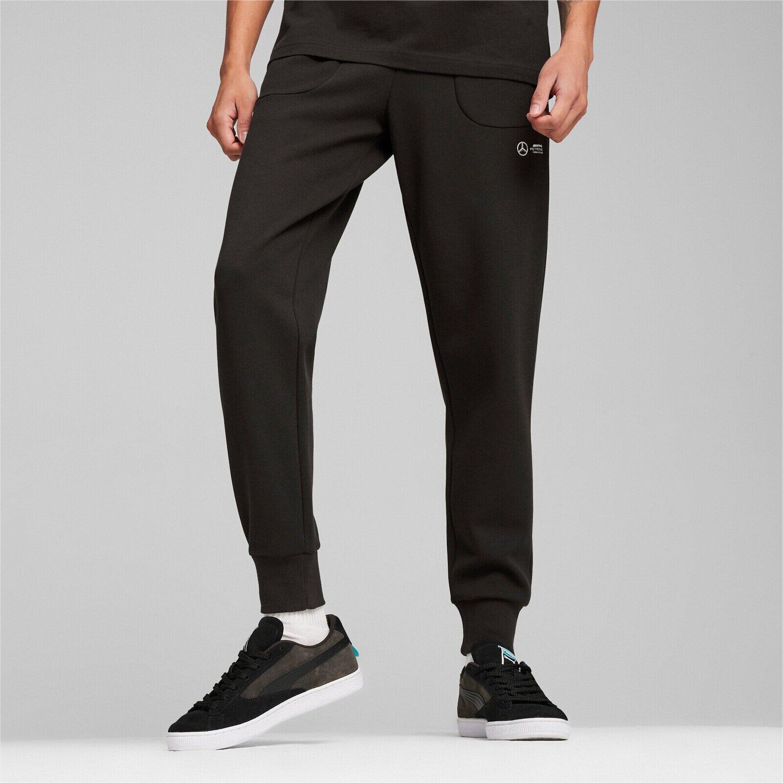 Pants Puma Mercedes AMG Petronas Motorsport, Black, Men - Decathlon