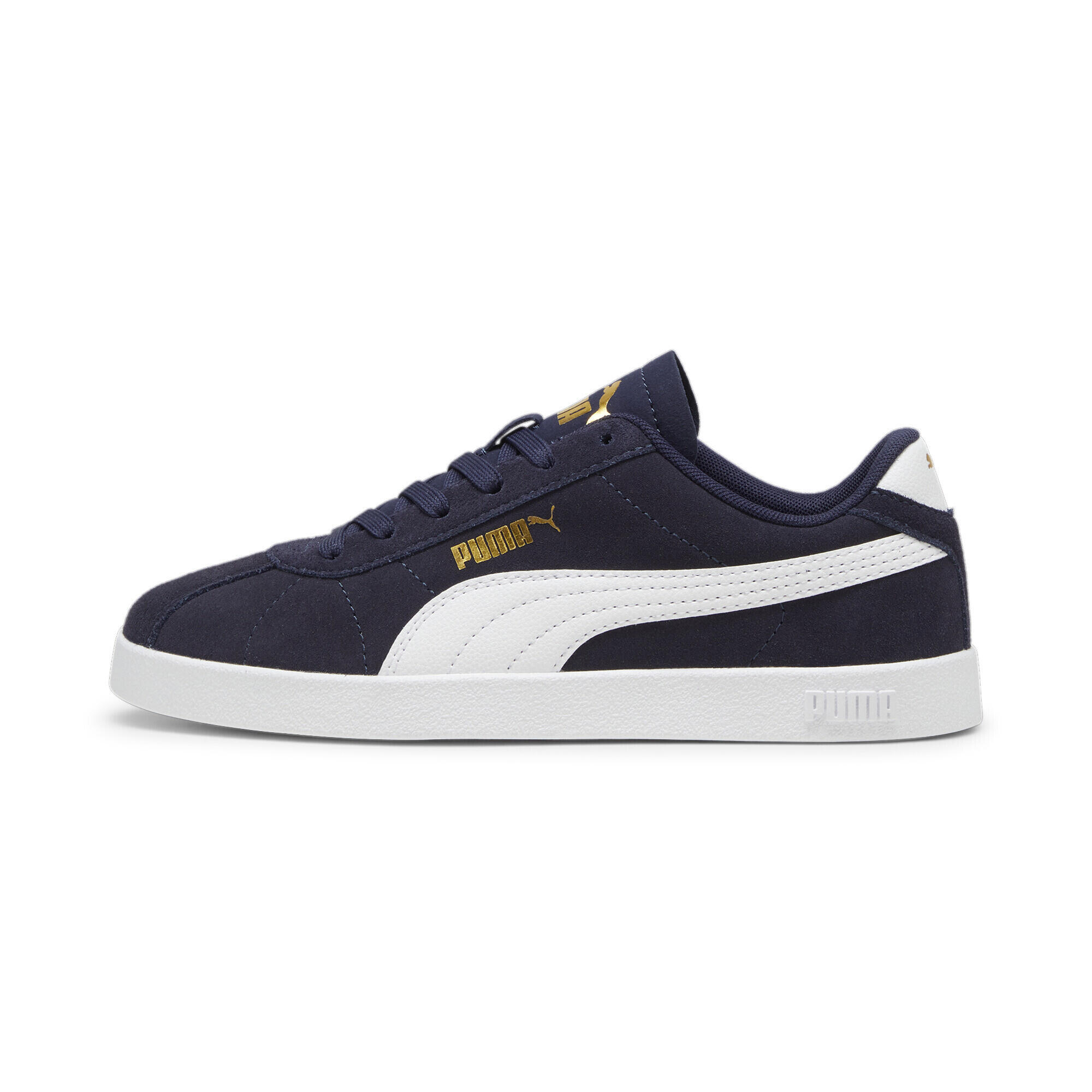 Młodzieżowe sneakersy PUMA Club II PUMA Navy White Gold Blue PUMA ...