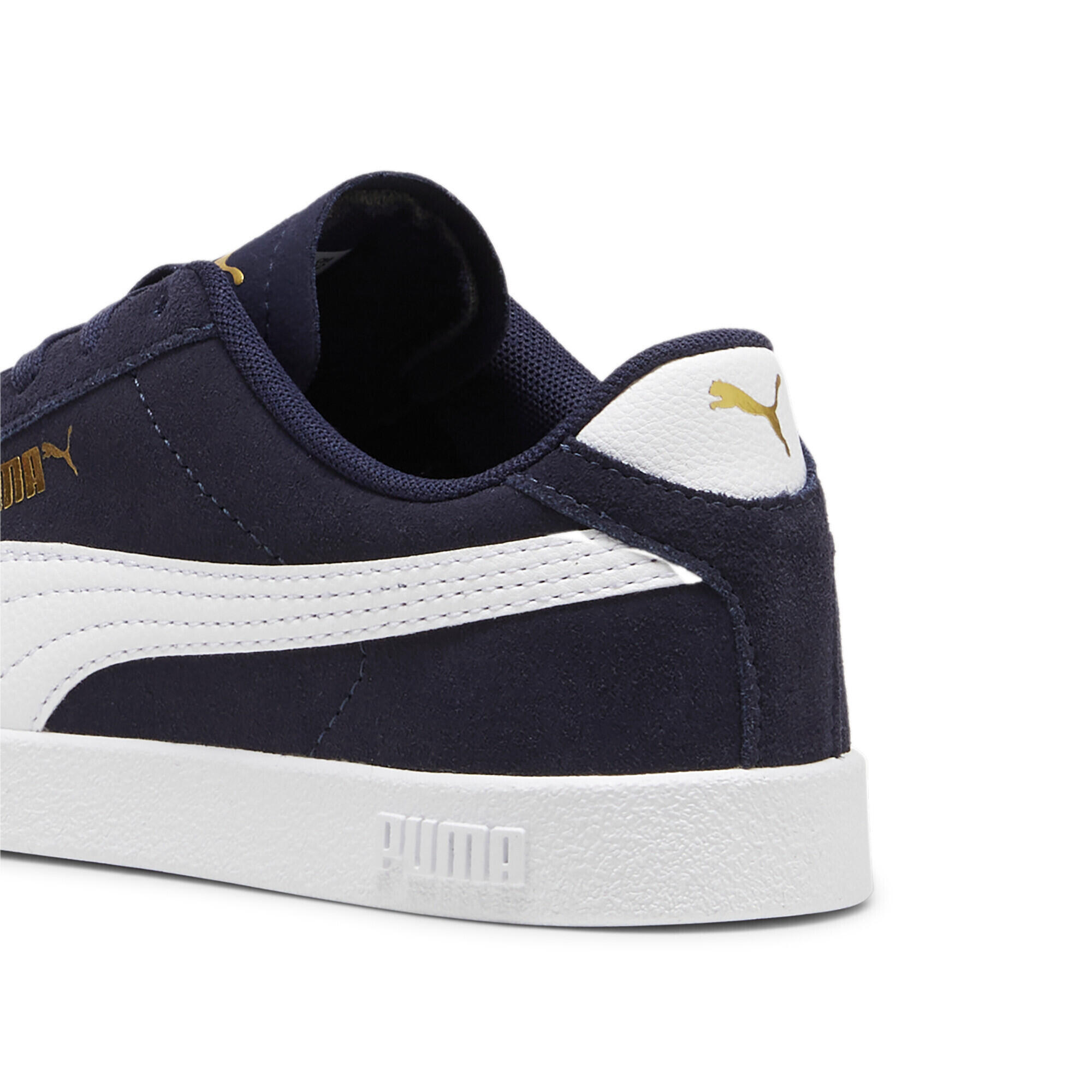 Młodzieżowe sneakersy PUMA Club II PUMA Navy White Gold Blue PUMA ...