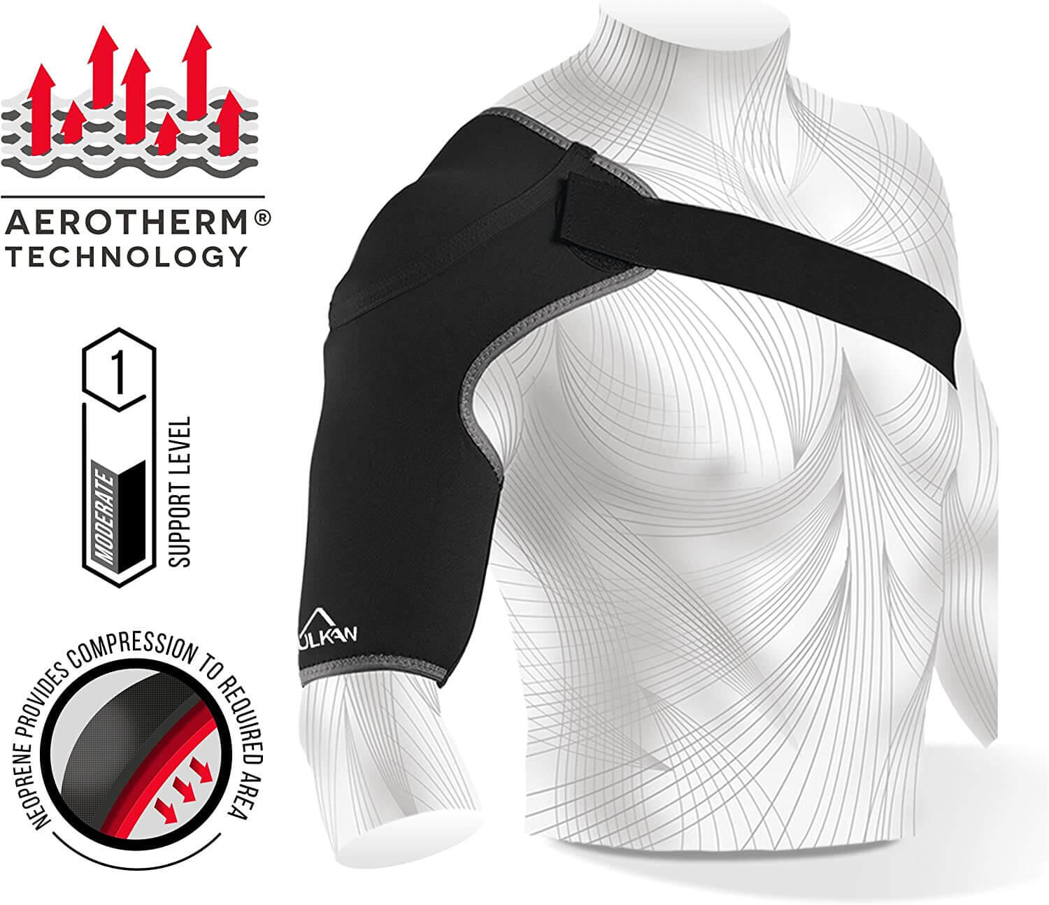 Vulkan Classic Shoulder Support - Large | Decathlon