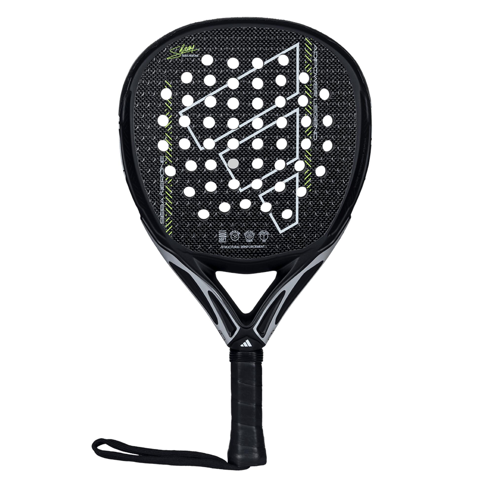Padel rackets Men Adidas Seba Nerone Adipower Legend 2024 Black ADIDAS ...