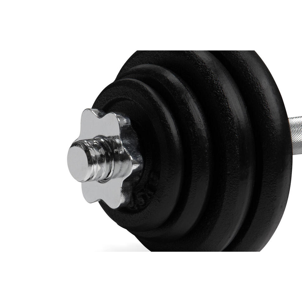 Ensemble d'haltères ajustables - Ensemble d'haltères - Fonte - 1 x 15 ...