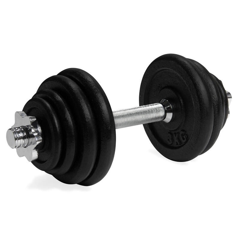 Ensemble d'haltères ajustables - Ensemble d'haltères - Fonte - 1 x 15 ...