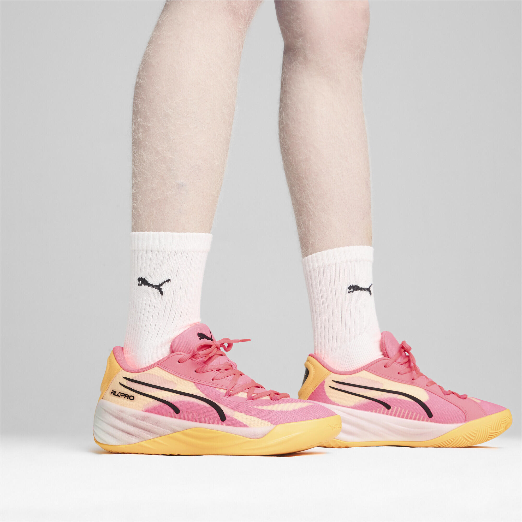 Puma All-Pro Nitro Mens Pink Basketball Shoes PUMA | Decathlon