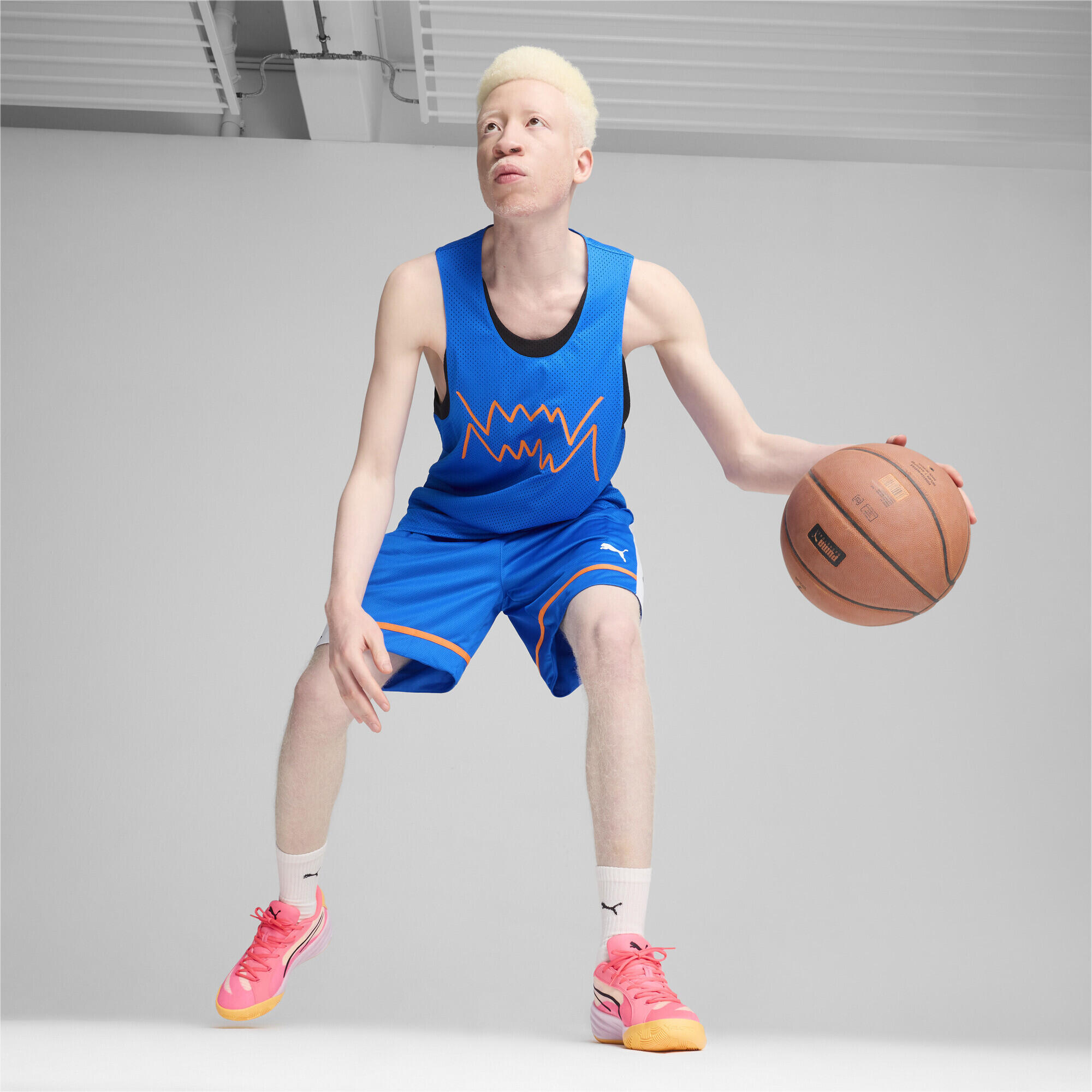 Puma All-Pro Nitro Mens Pink Basketball Shoes PUMA | Decathlon