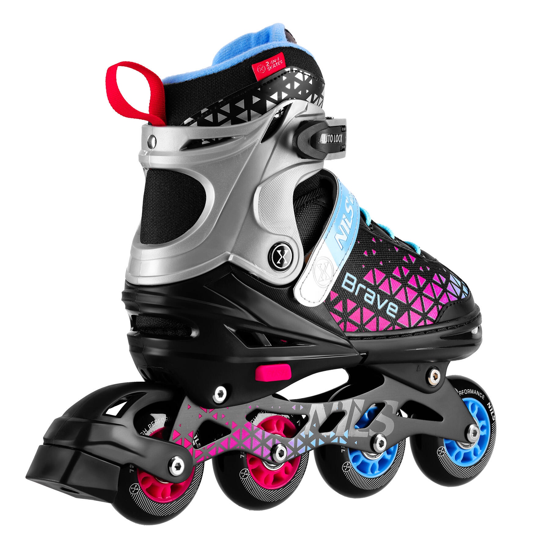 Inline-Skates mit Hockey-Skate-Platte Brave Nils Extreme NH18190A 4-in ...