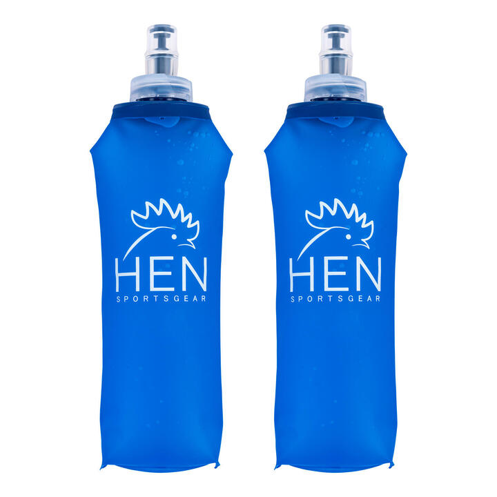 Bouteilles d'eau - gourde pliable - 500 ML 2x HEN SPORTSGEAR | Decathlon