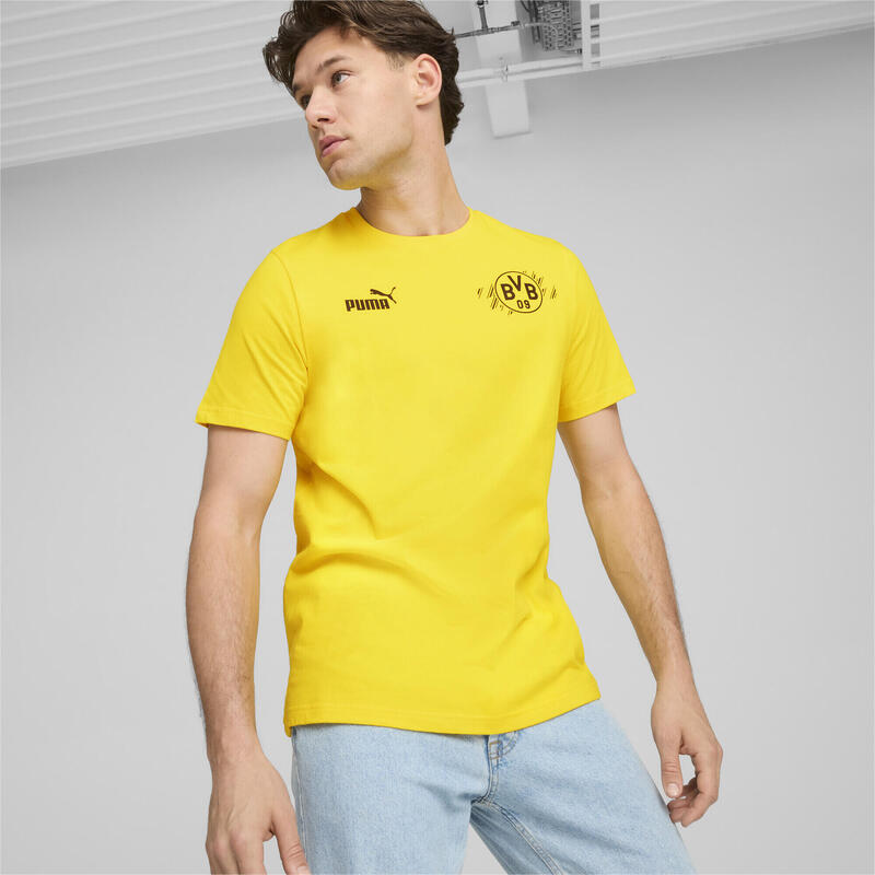 PUMA - Tricou Borussia Dortmund ftblCULTURE Bărbați PUMA Faster Yellow ...