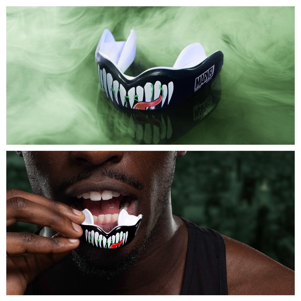 Marvel Sports Mouth Guard Adult/Junior Self-Fit Gum Shield SAFEJAWZ ...