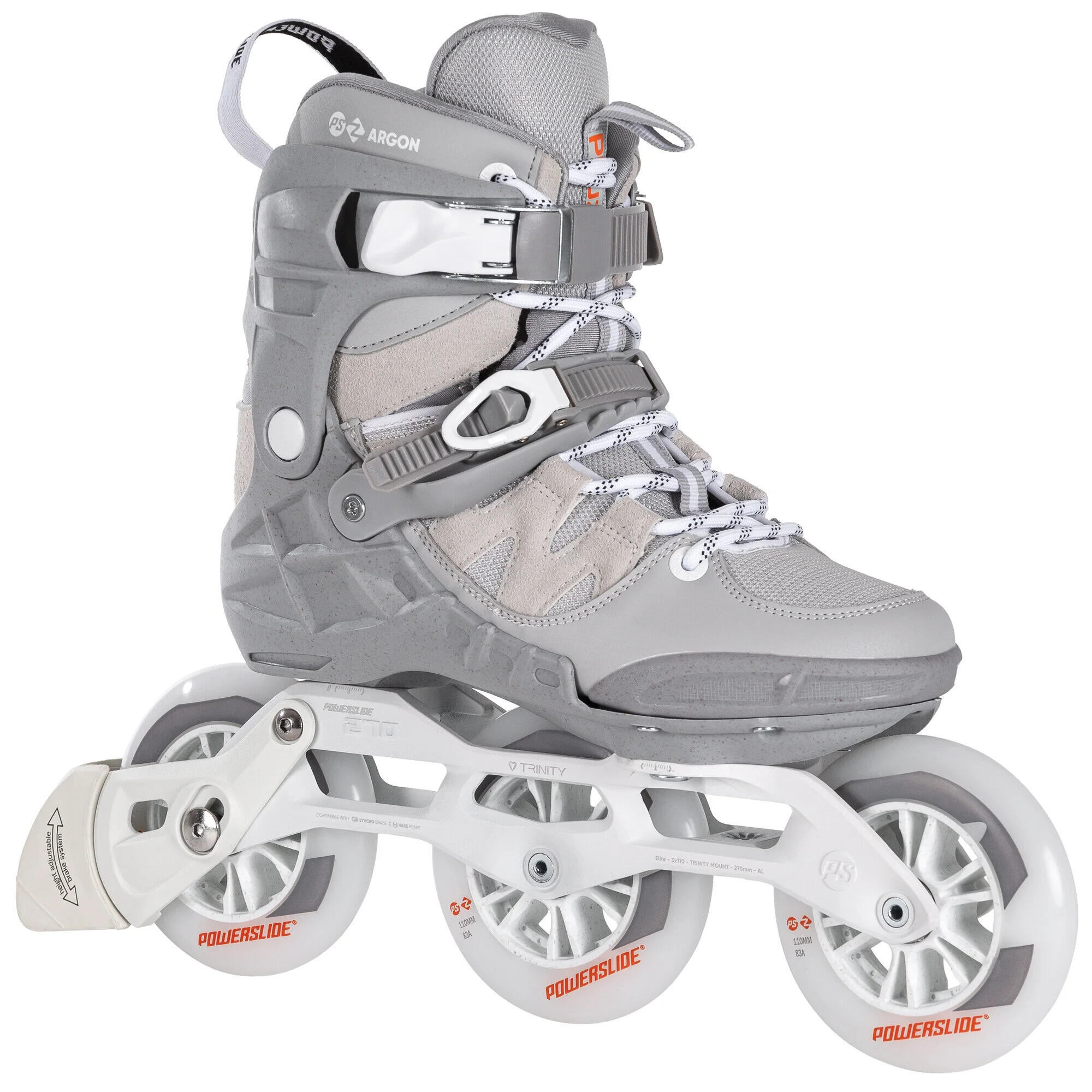 Freeskate Inlineskate Powerslide Phuzion Argon Cement 110 POWERSLIDE ...
