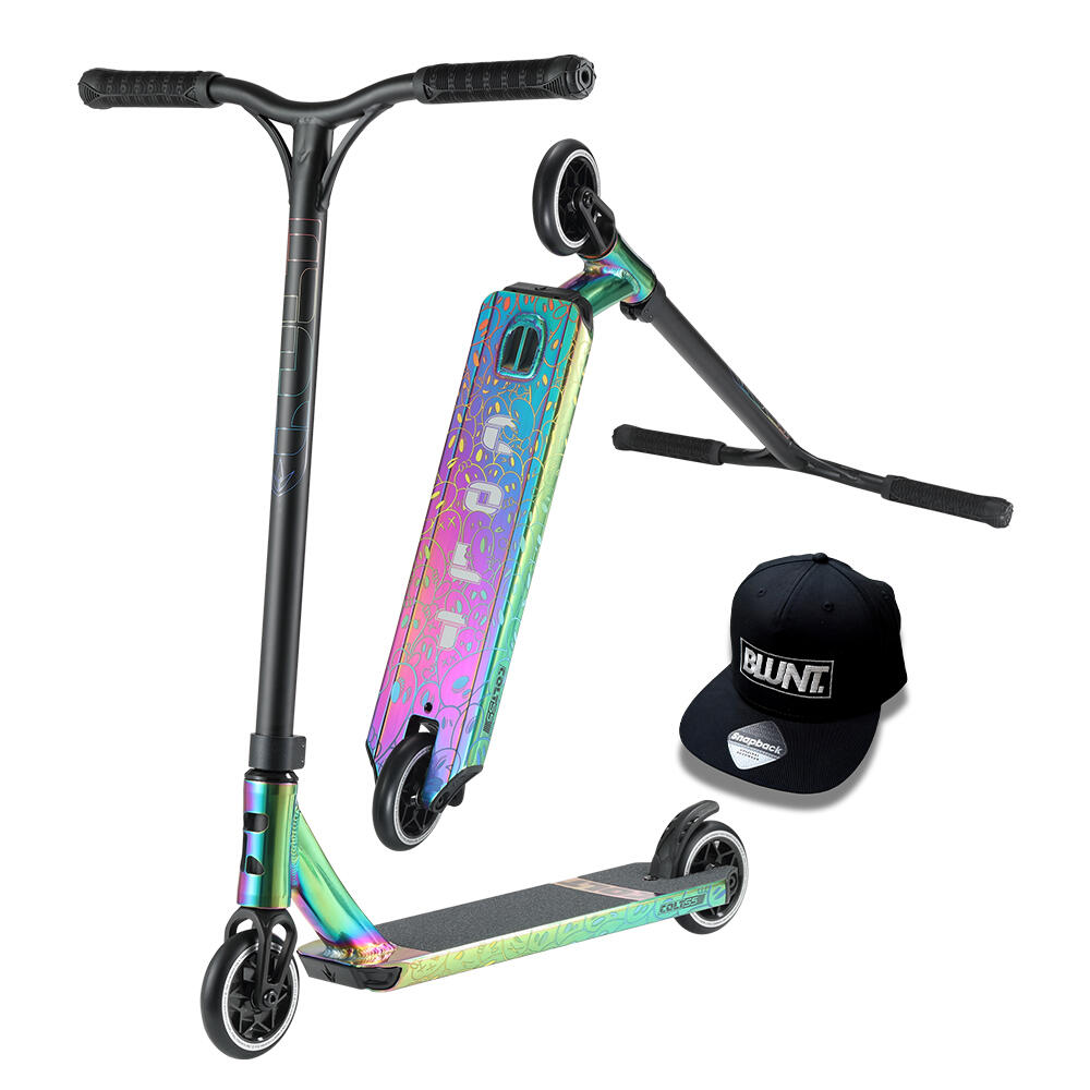 Colt Complete S5 Oil Slick Stunt Scooter & Cap BLUNT | Decathlon