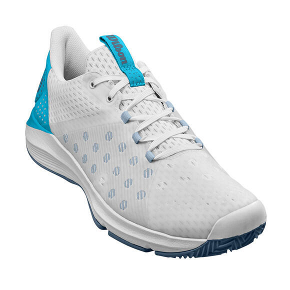 Wilson Hurakn Men's Padel Tennis Sports Shoe Trainer - White/Blue ...