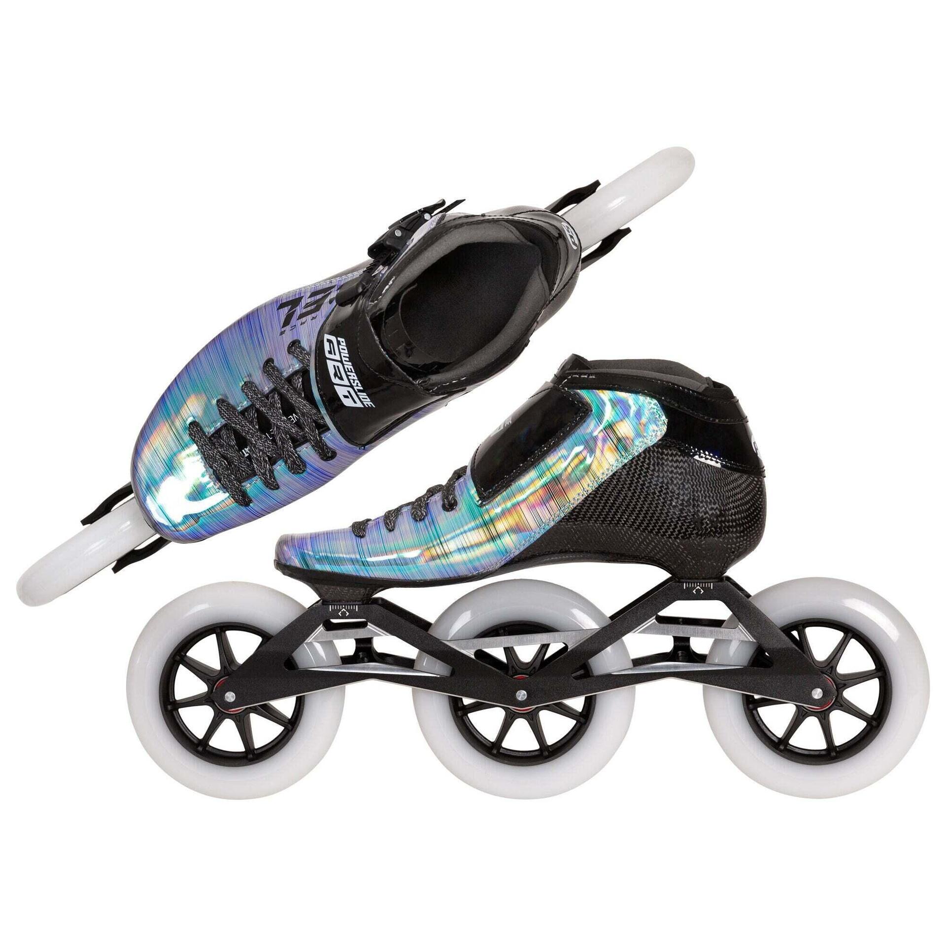 Roller Speed Powerslide Accel Race Reflective 125 | Decathlon