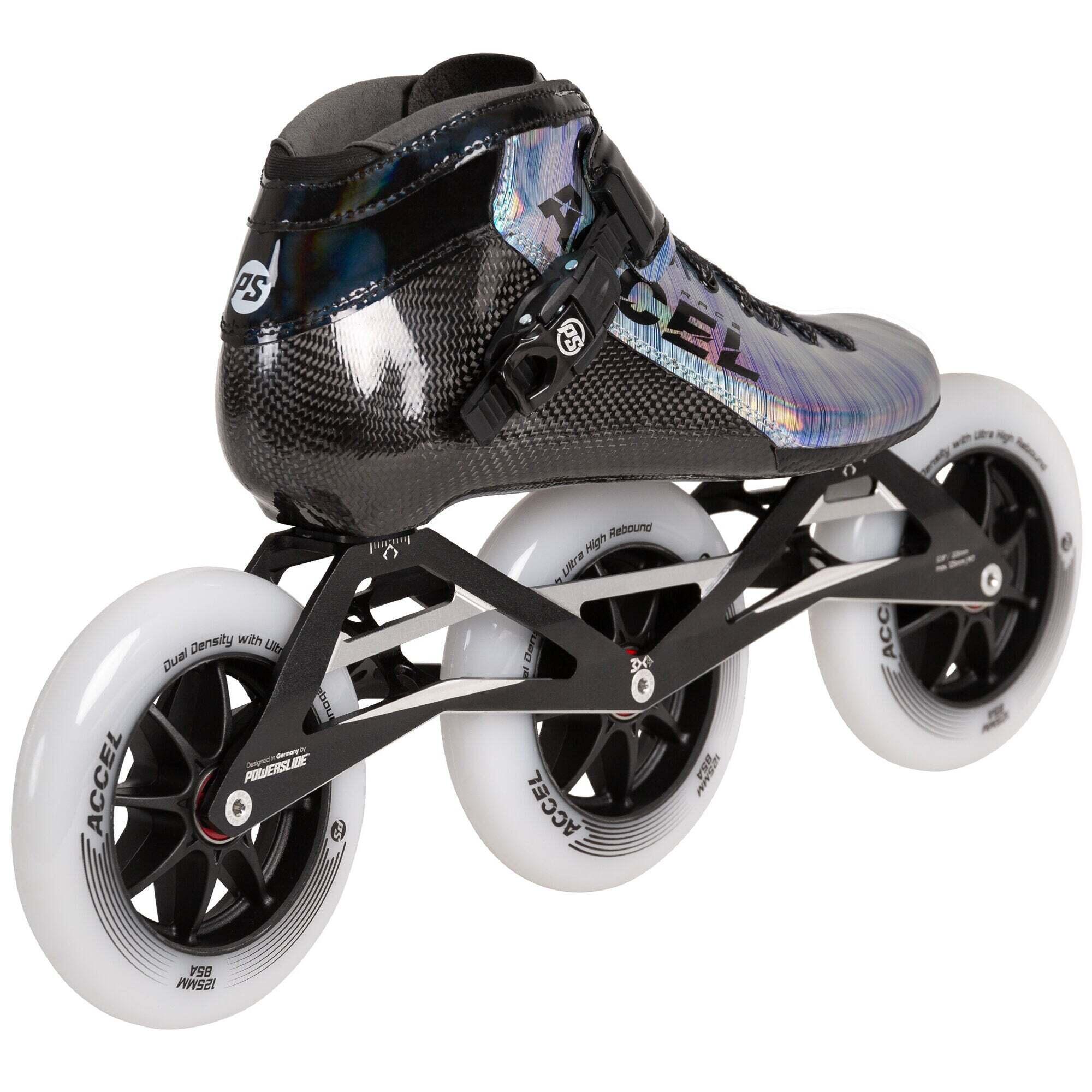 Roller Speed Powerslide Accel Race Reflective 125 | Decathlon