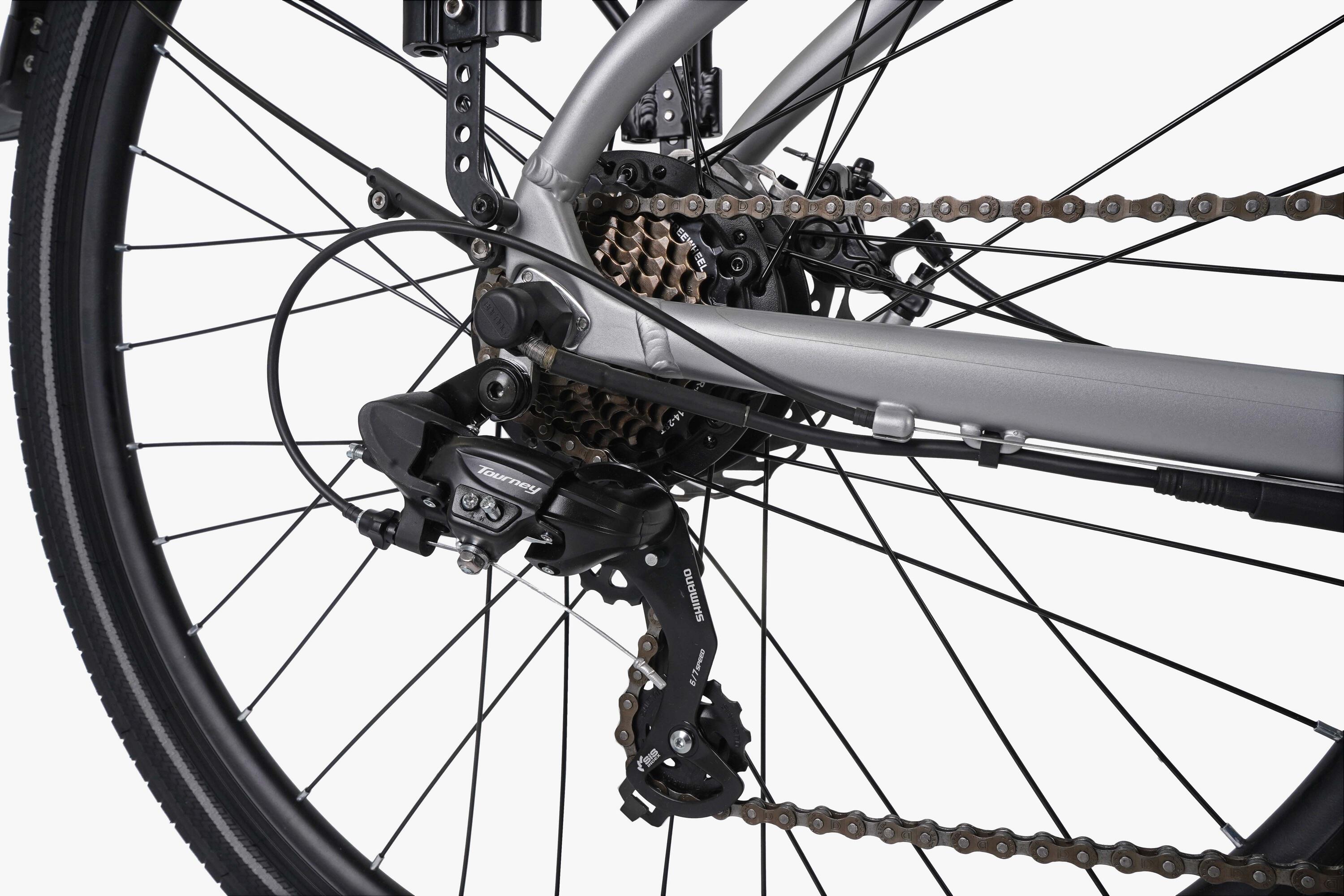 Falcon Horizon Low Step Electric Hybrid Bike | Decathlon