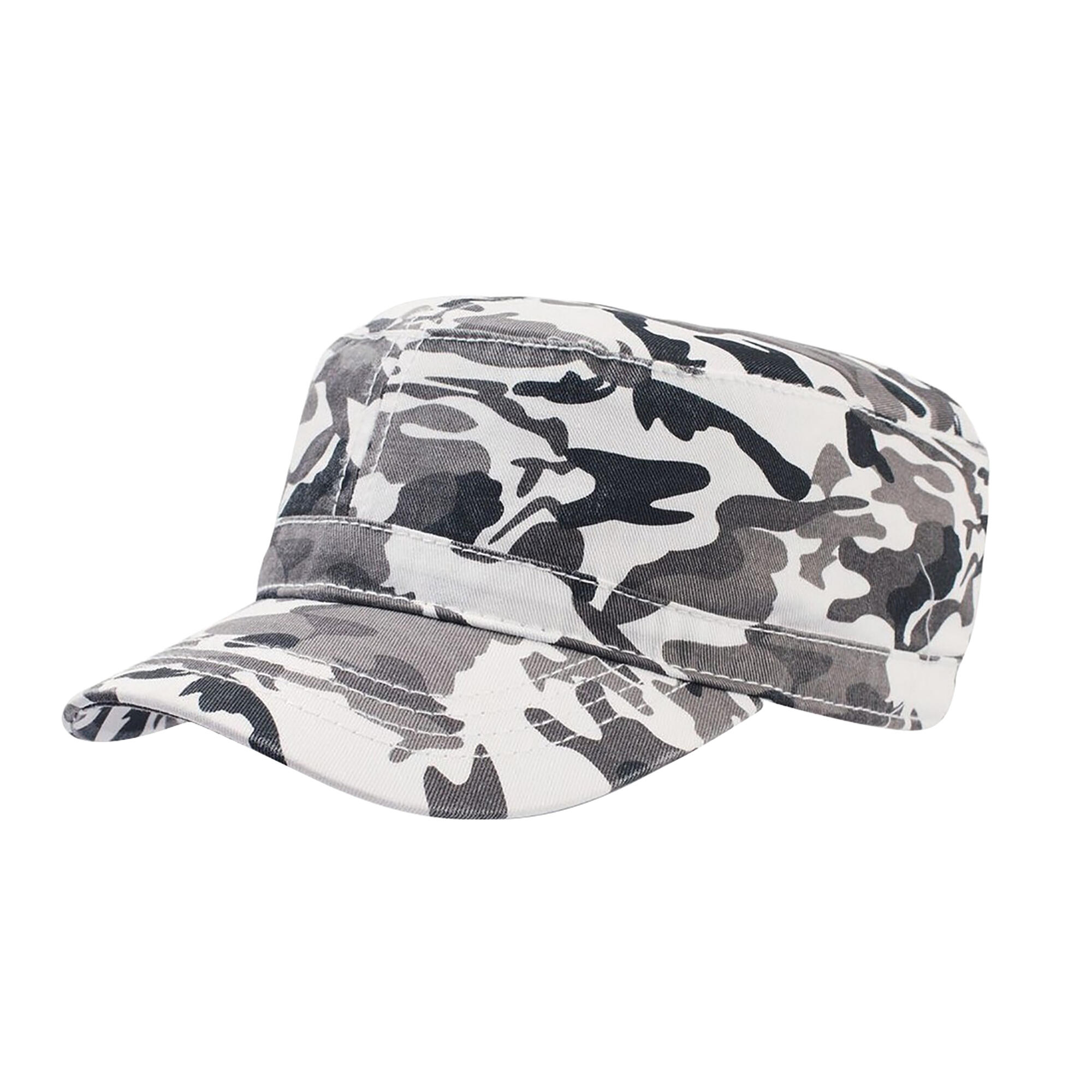 Chino Cotton Uniform Military Cap (Camo White) ATLANTIS | Decathlon