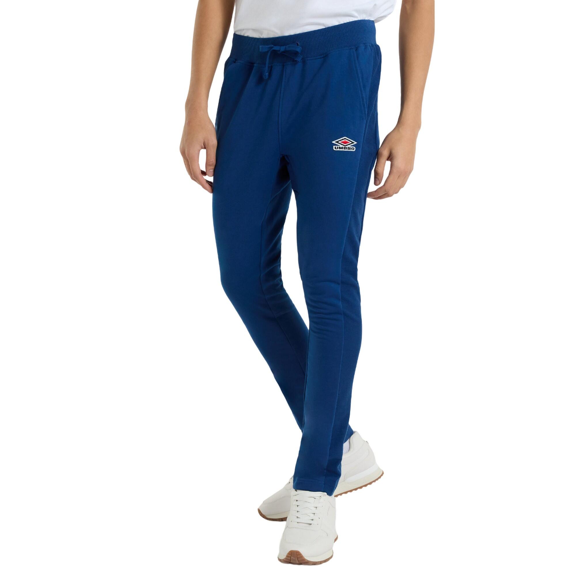 Mens Textured Jogging Bottoms (Estate Blue) UMBRO | Decathlon