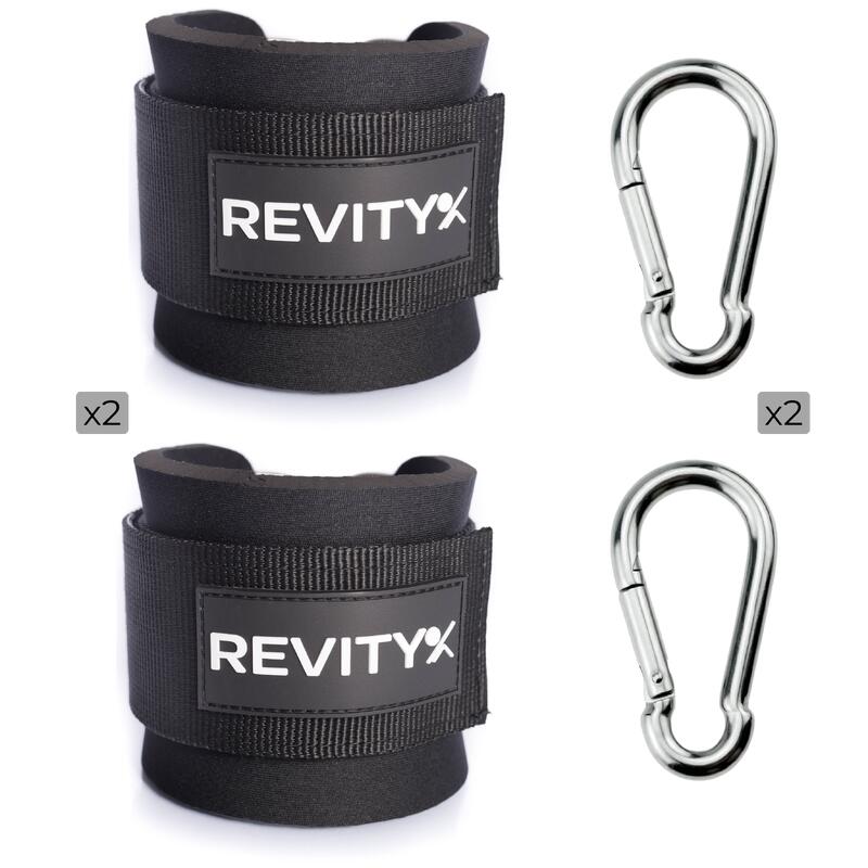 Uchwyty opaski na kostki do wyciągu Revity do treningu nóg i pośladków ...