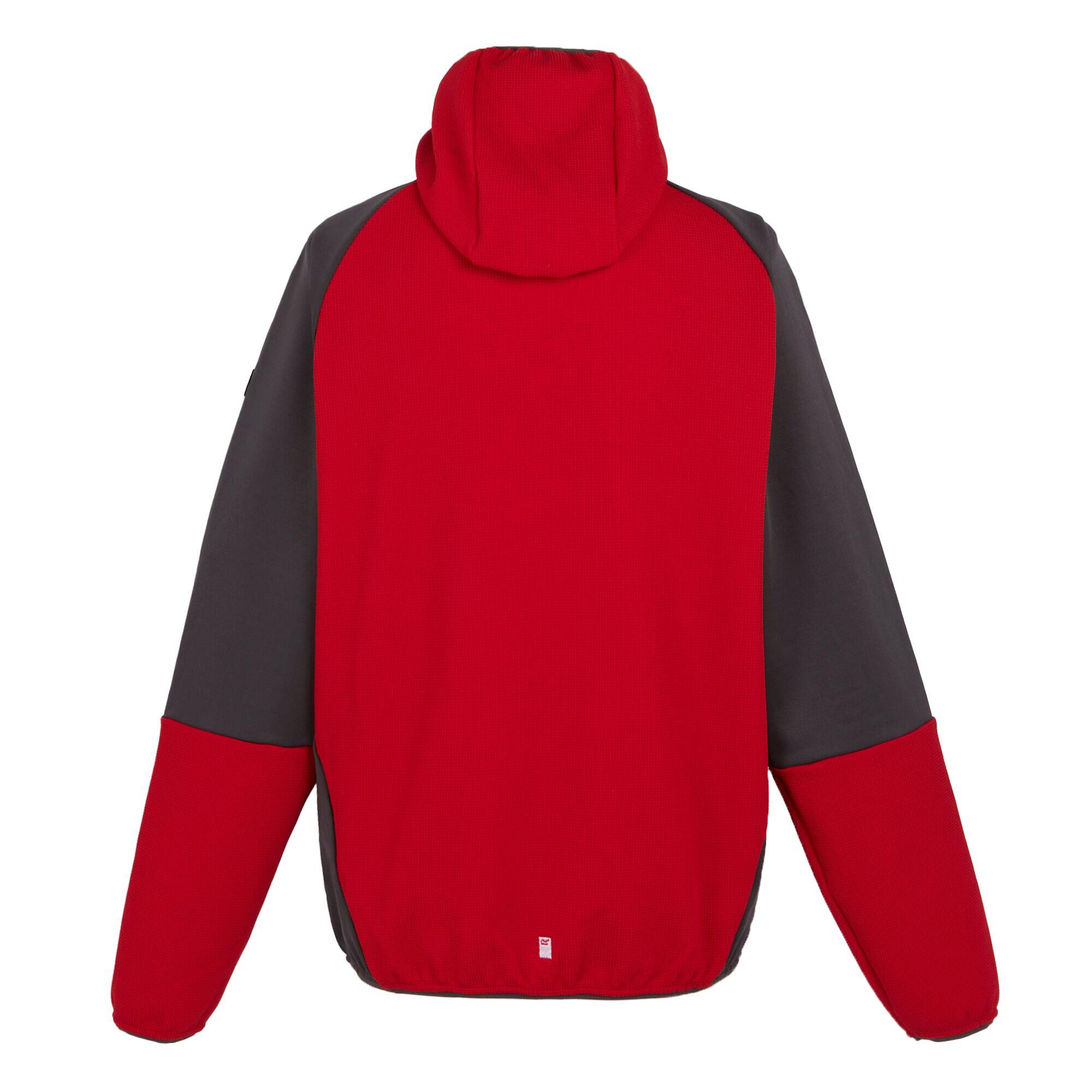 Mens Molaris Full Zip Fleece Jacket (Danger Red/Ash) REGATTA | Decathlon