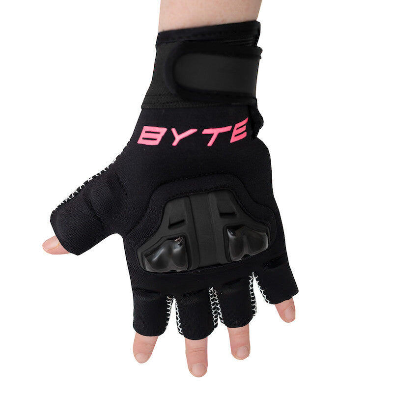 Byte xr left hand knuckle hockey glove black pink BYTE | Decathlon