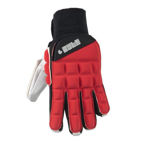 Byte Club Left Hand Hockey glove red BYTE | Decathlon