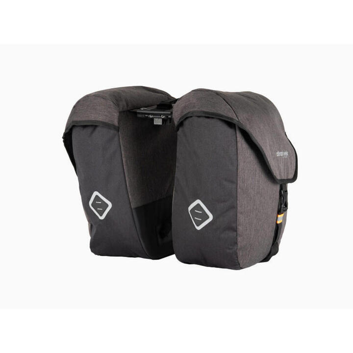 ATRAN VELO ZAP DOUBLE BICYCLE BAG AVS ADAPTER 25L BLACK GRY ATRAN VELO ...