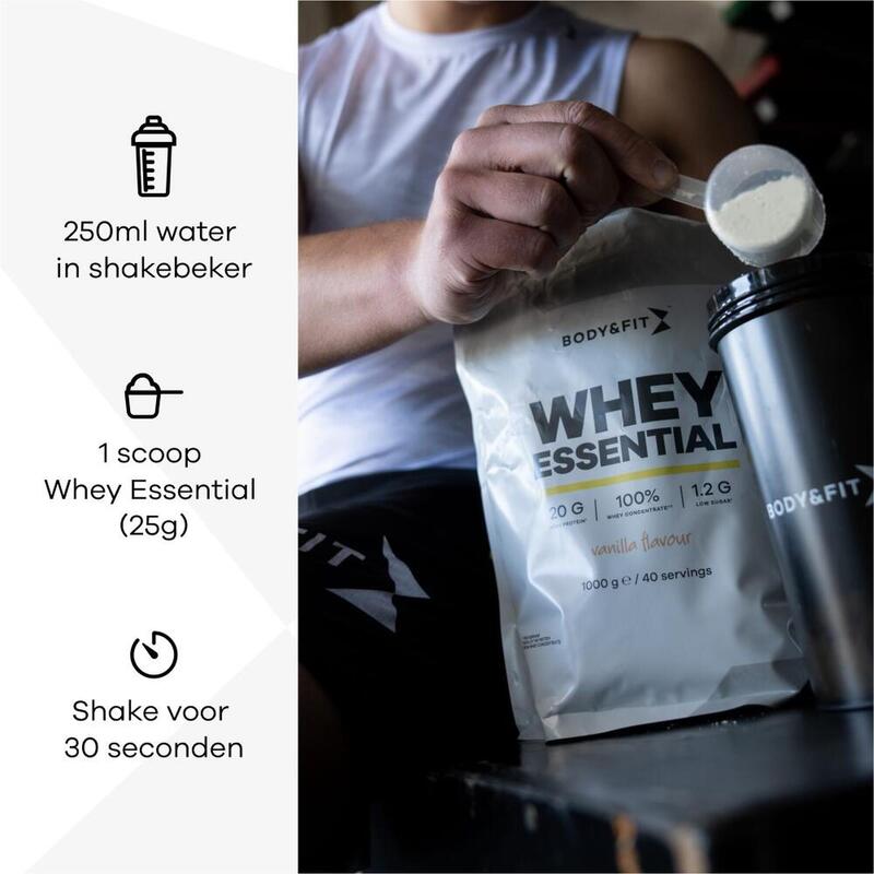Whey Essential - Whey Protéiné - Naturel - 1000 grammes BODY&FIT ...