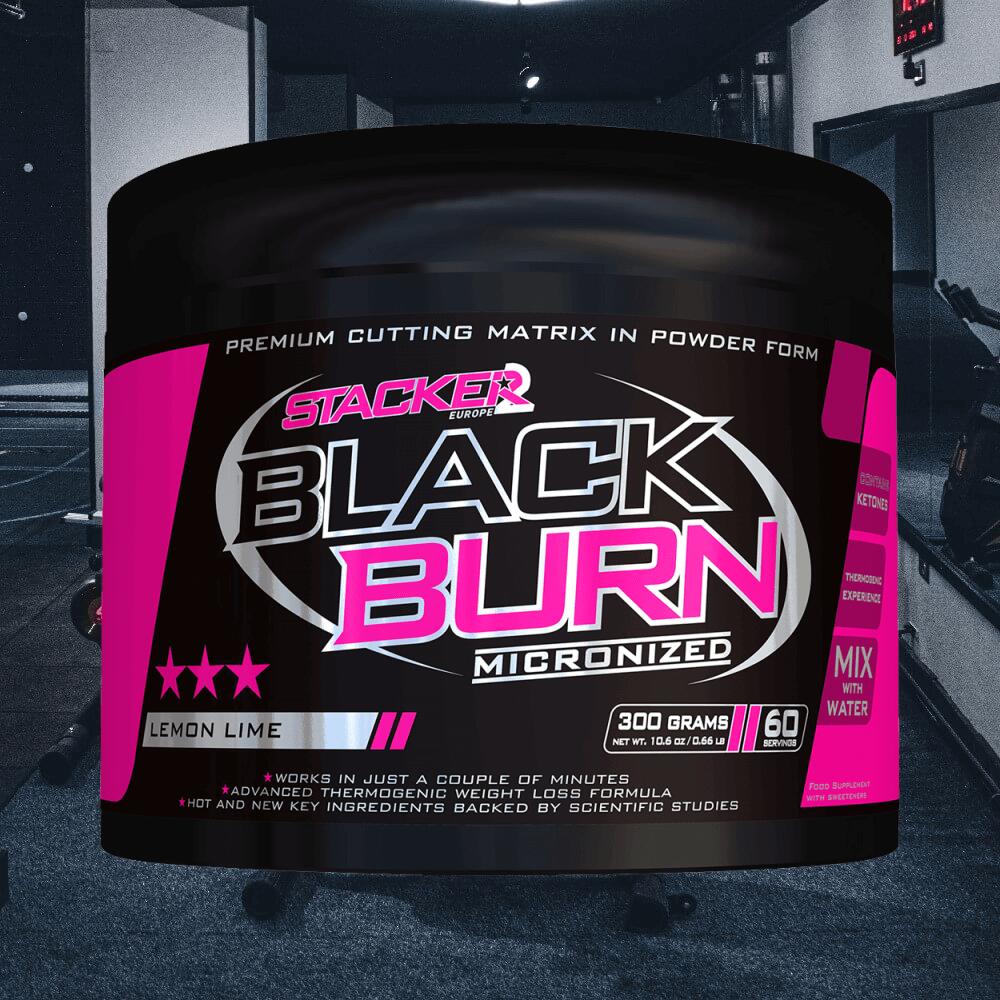Stacker2 Black Burn Micronized (300g) Lemon-Lime - Dieta e gestione del ...