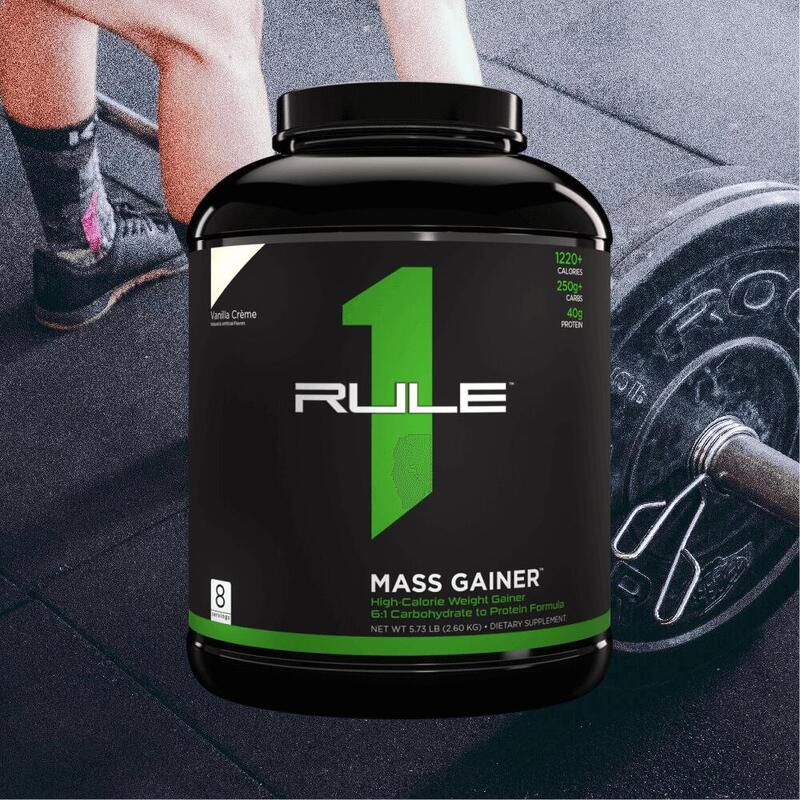 Rule1 R1 Mass Gainer (5,7lbs) Chocolate Fudge - Prise de poids - Avec ...