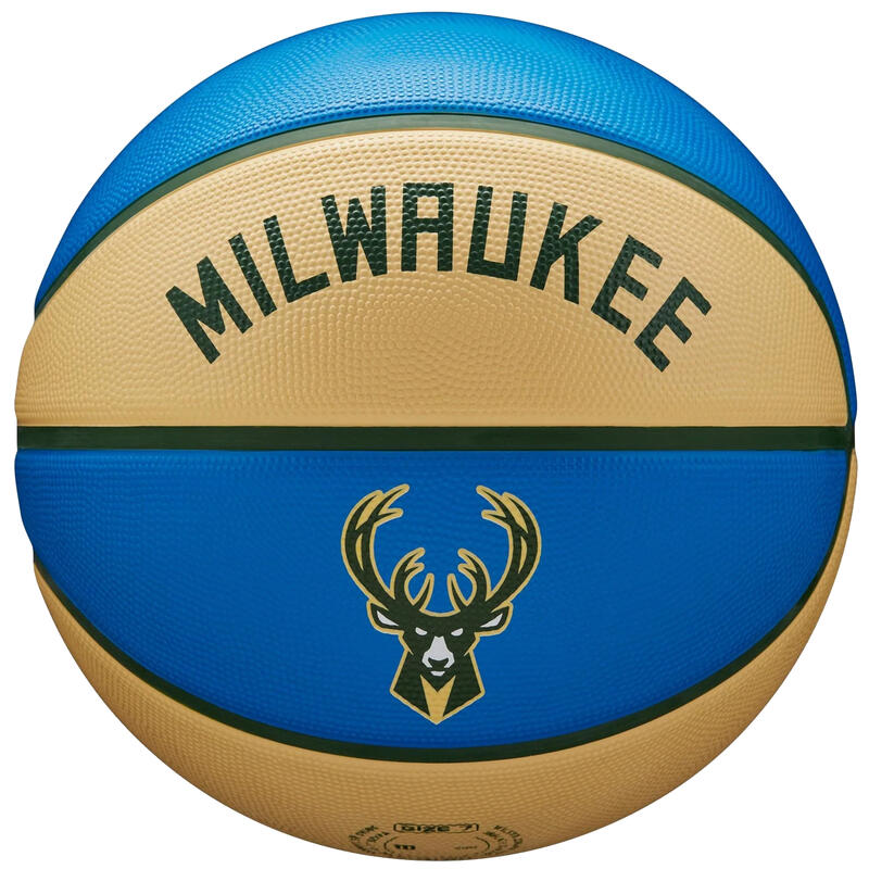 Ballon de basket NBA Team City Edition Milwaukee Bucks Ball WILSON ...
